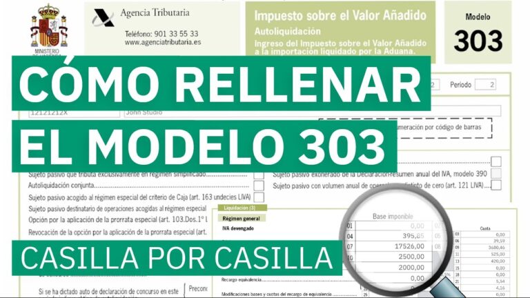 Descubre un ejemplo práctico de rellenado del modelo 303 en español ...
