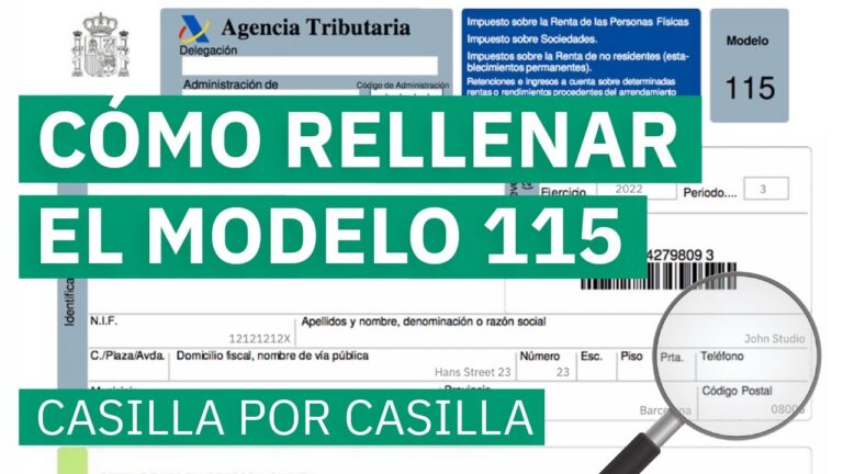 Aprende a rellenar el modelo 115 y evita multas innecesarias en tu ...